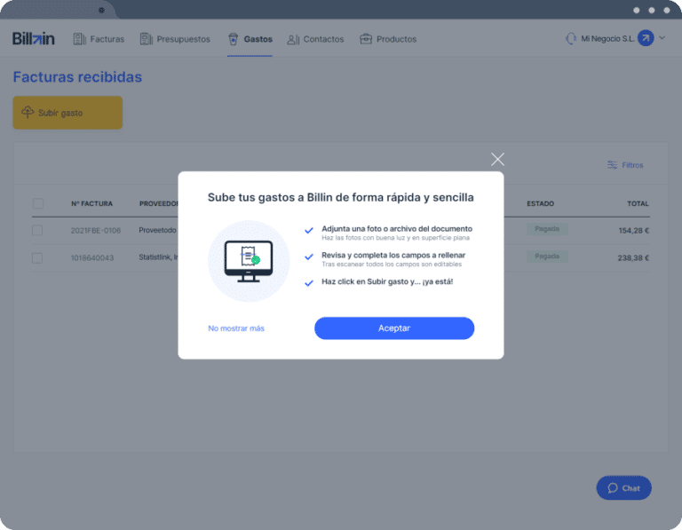 Programa de facturación online para Autónomos y Pymes | Billin