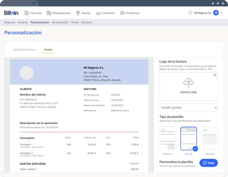 Programa de facturación online para Autónomos y Pymes | Billin